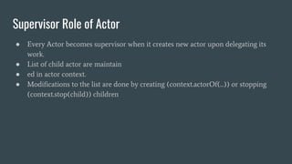 Actor Model Akka Framework | PDF