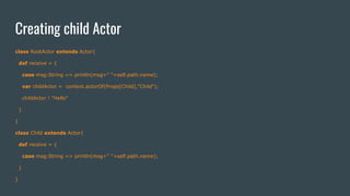 Actor Model Akka Framework | PDF