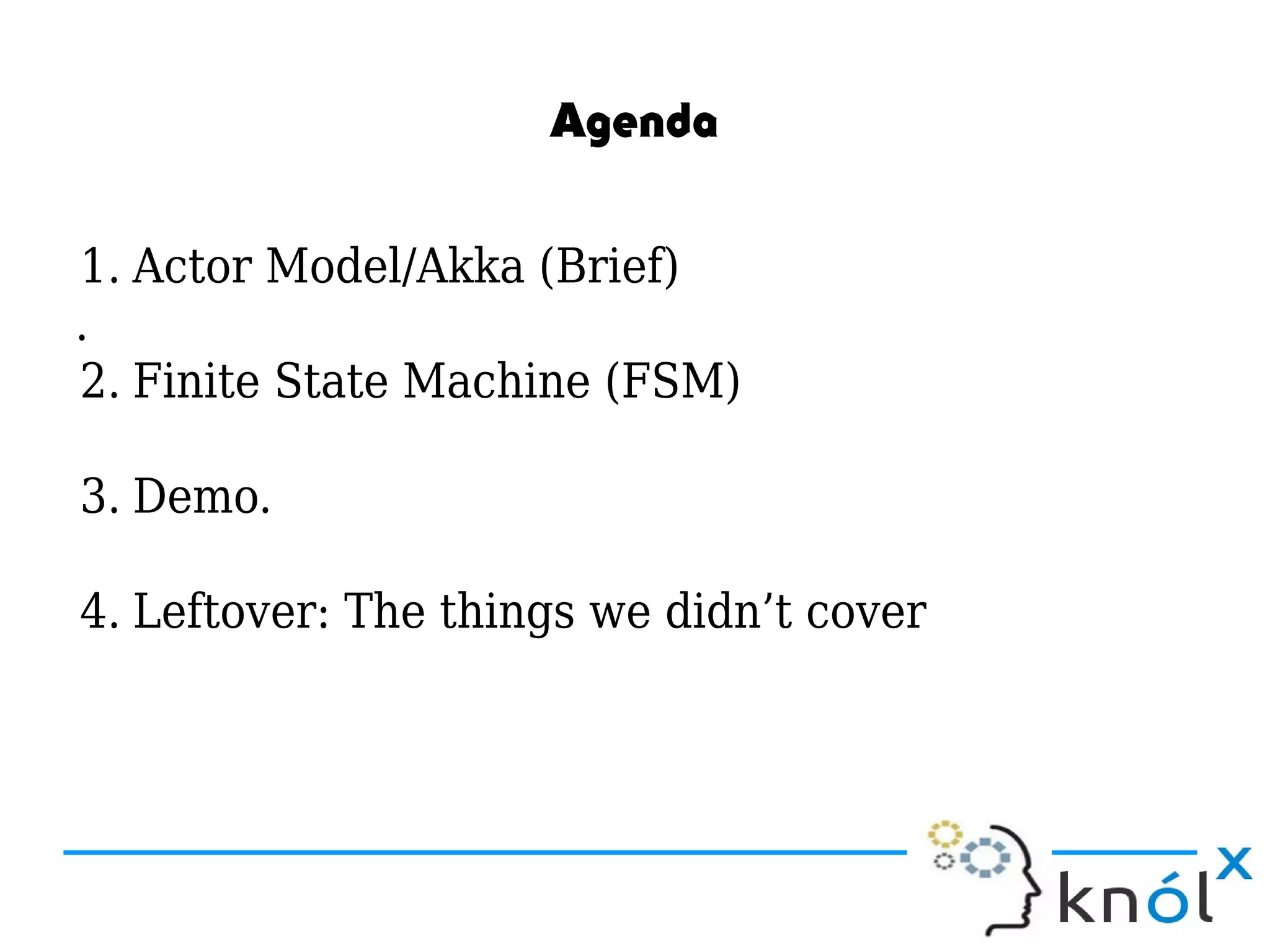 Akka Finite State Machine | ODP