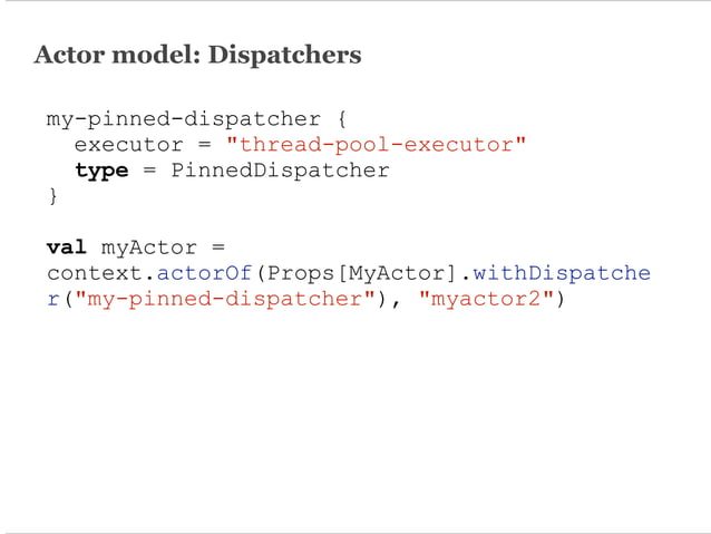 Reactive applications and Akka intro used in the Madrid Scala Meetup | PPT