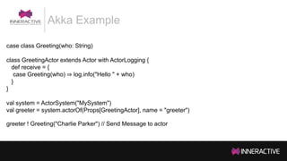 AKKA and Scala @ Inneractive | PPT