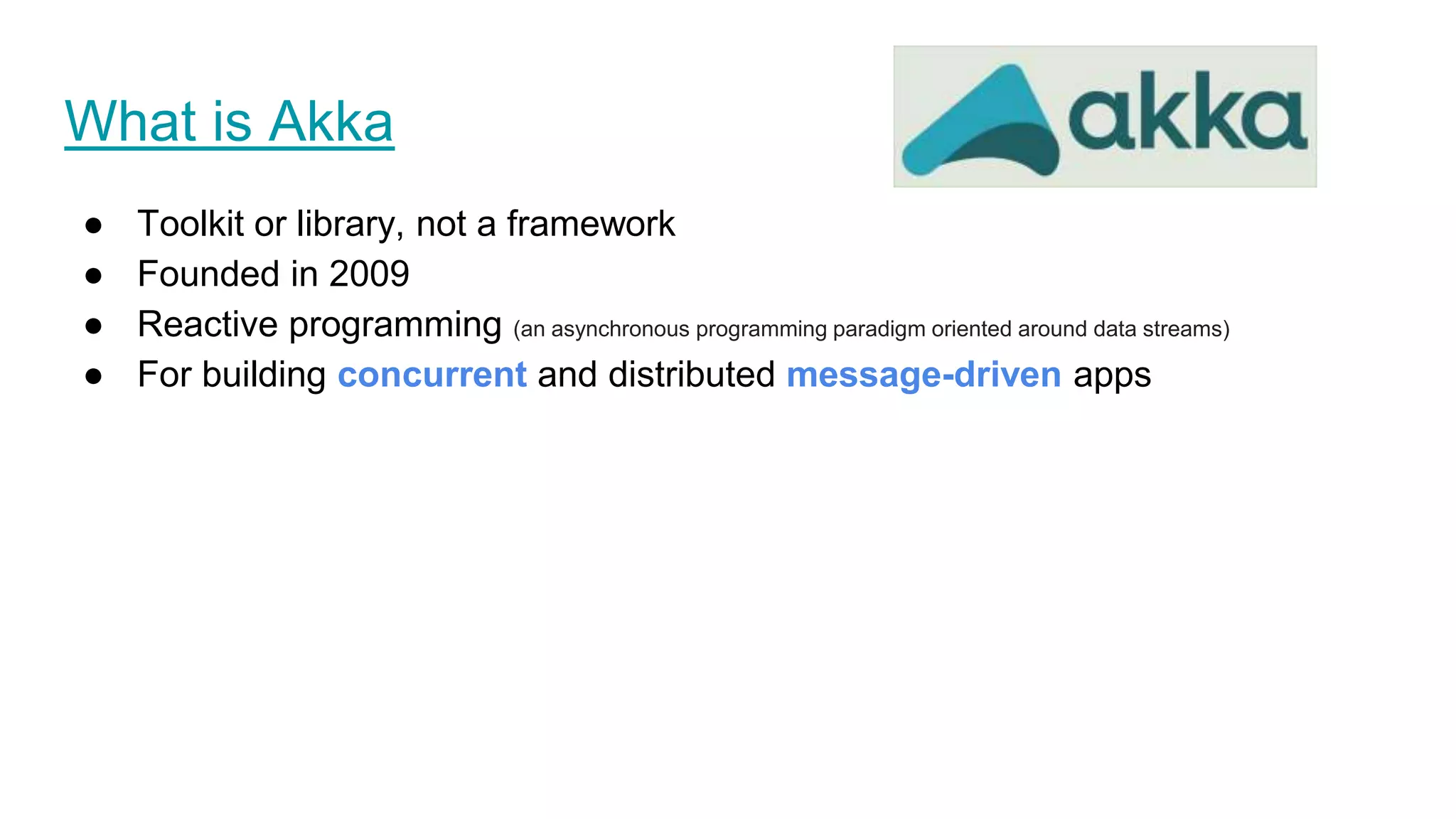 Akka - young fighter course | PPTX