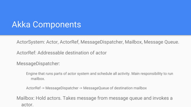 Akka framework | PPT