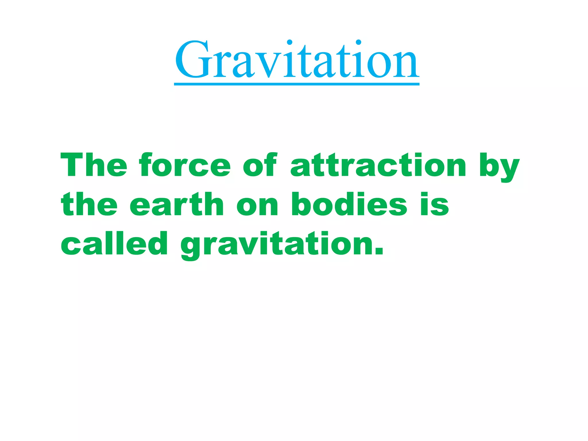 gravitation ppt srinivasa | PPT