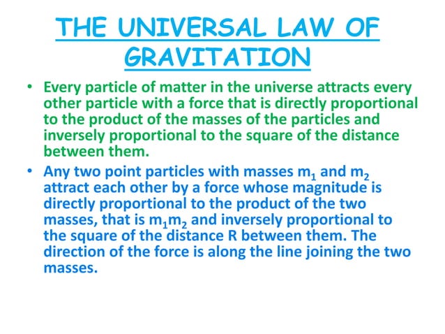 Gravitation Ppt Srinivasa Ppt