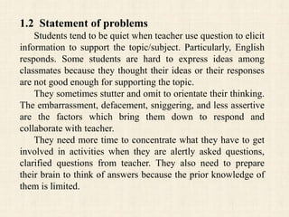 Eliciting in learning | PPT