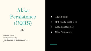 Akka stream and Akka CQRS | PPT