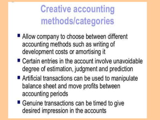 Creative Accounting | PPT