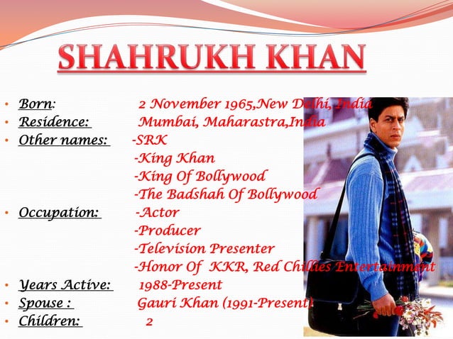 CASE STUDY:DOES SRK NEED A CHANGE OF STRATEGY? | PPT