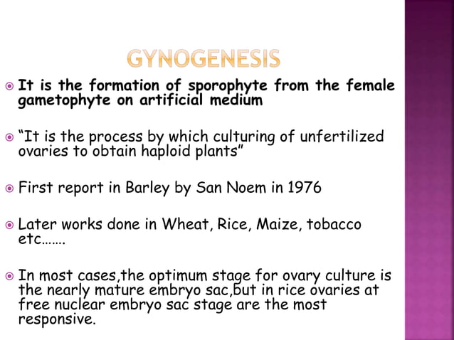 gynogenesis | PPTX | Infertility | Reproductive Health