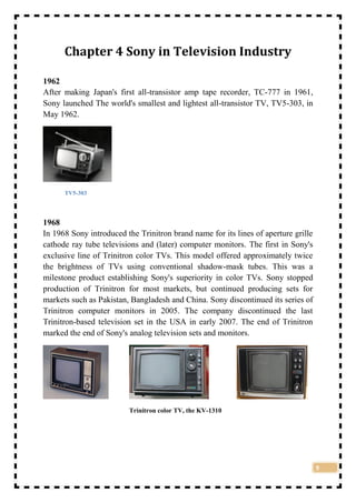 SONY Televisions | PDF