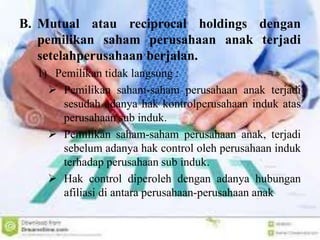 Akl bab 6 neraca konsolidasi(pemilikan tidak langsung dan saling ...