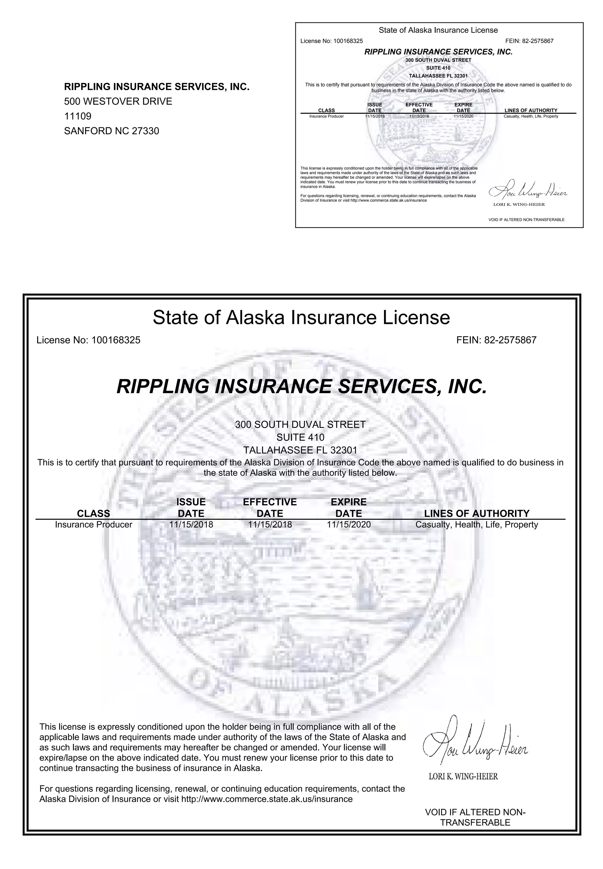 Agency licenses in 50 states and DC | PDF