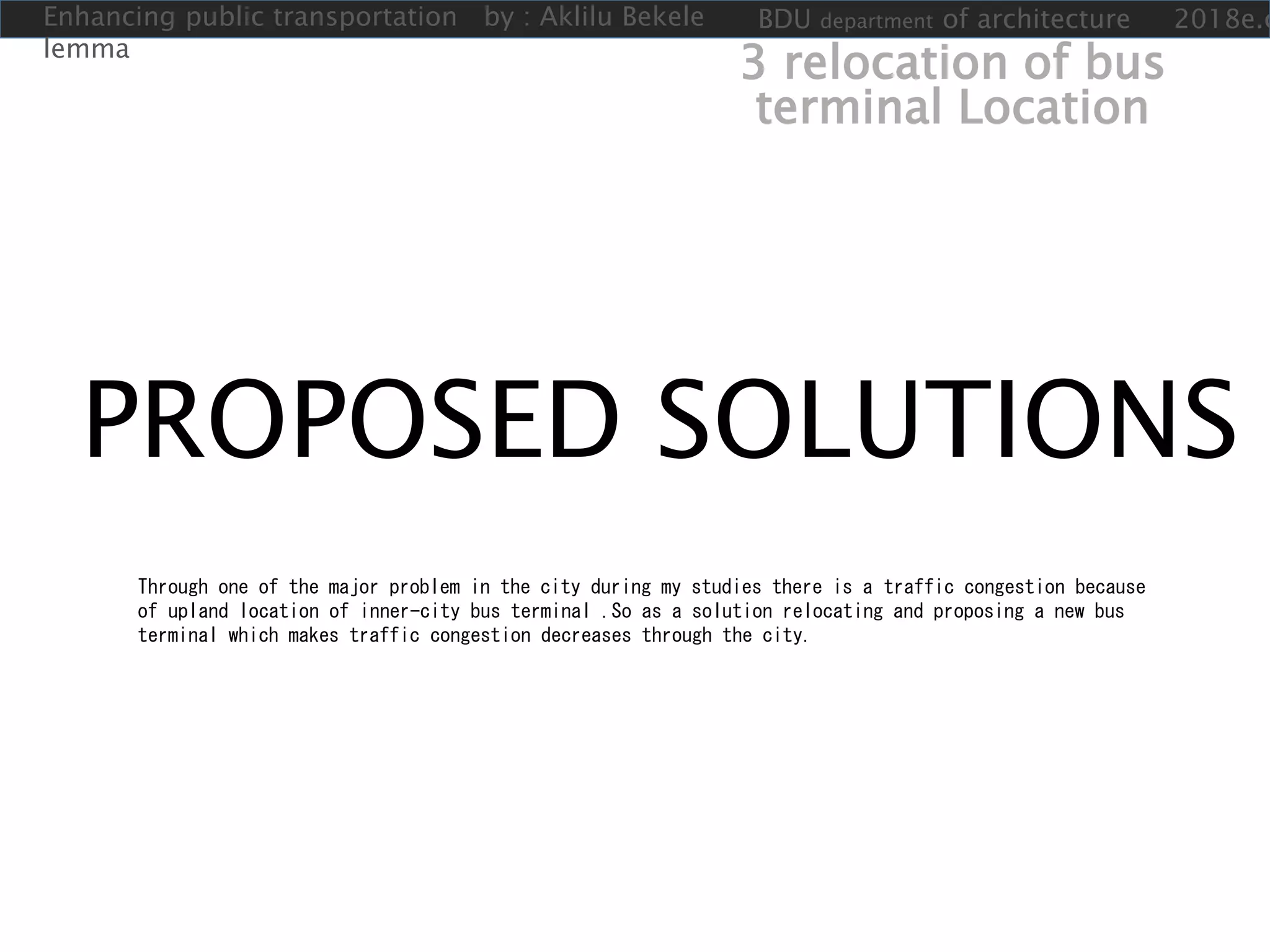 bus terminal design | PPTX