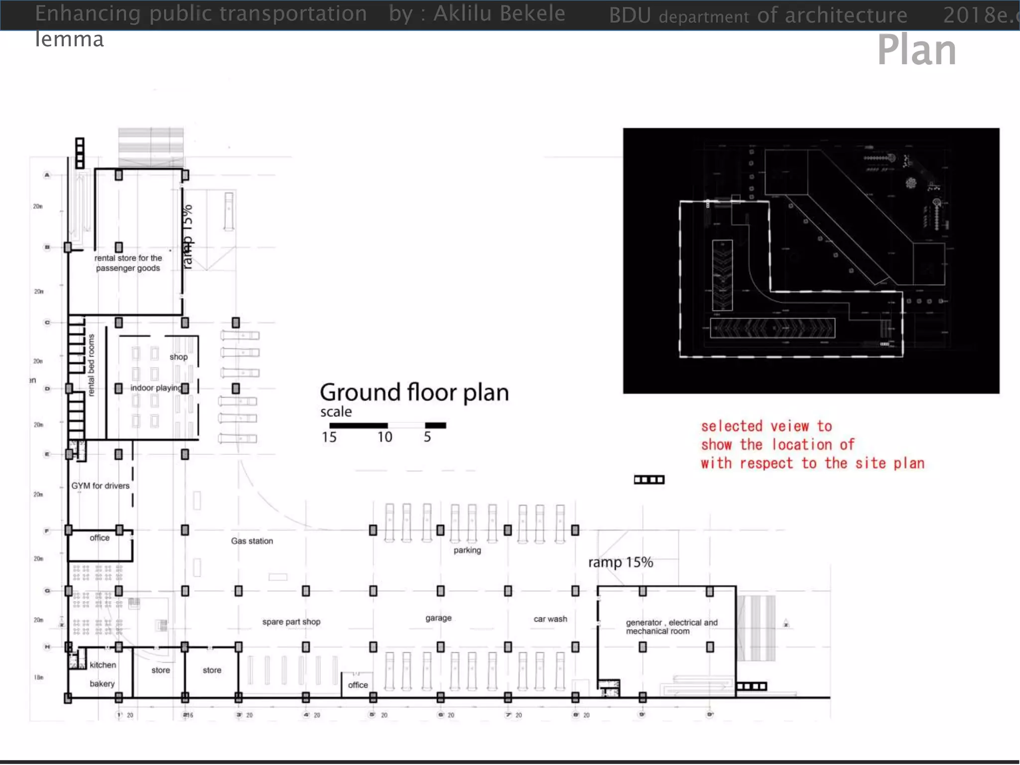 bus terminal design | PPTX