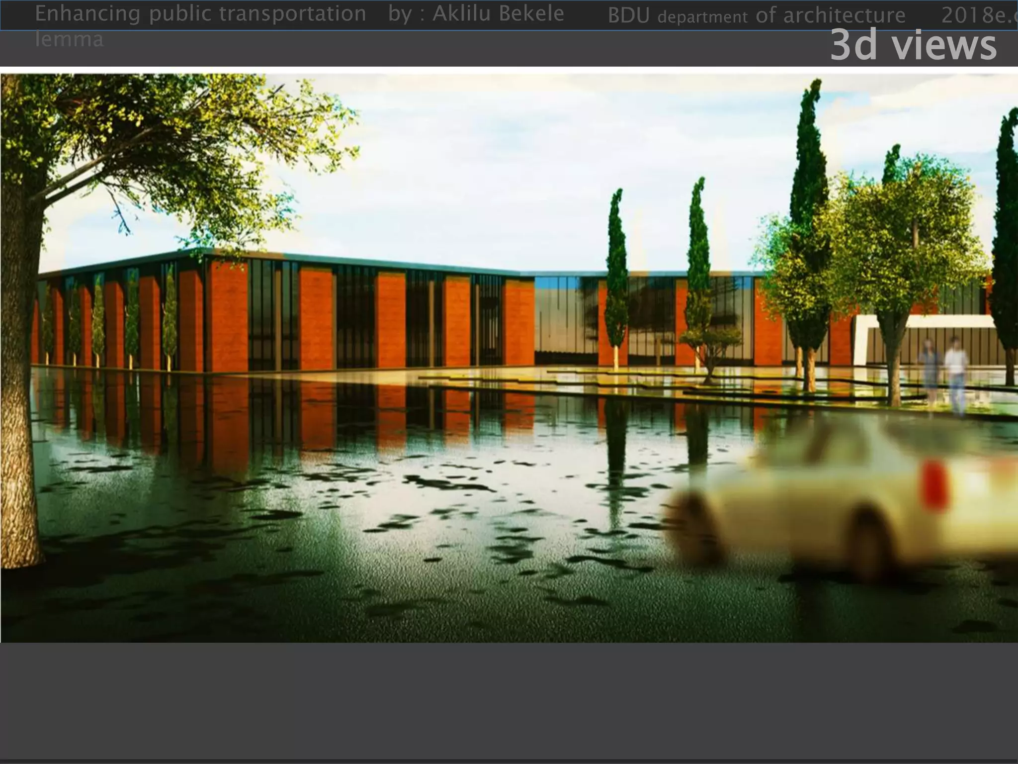 bus terminal design | PPTX