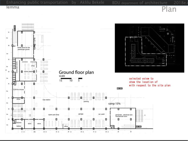 bus terminal design | PPTX