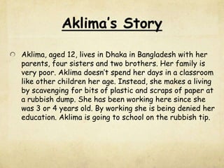 Aklima's story | PPTX