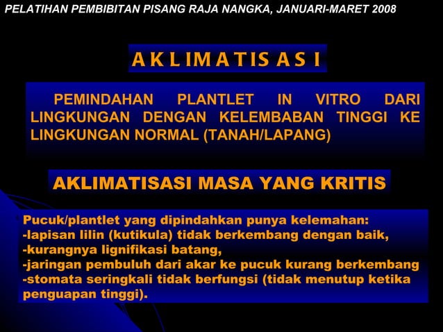 Aklimatisasi | PPT
