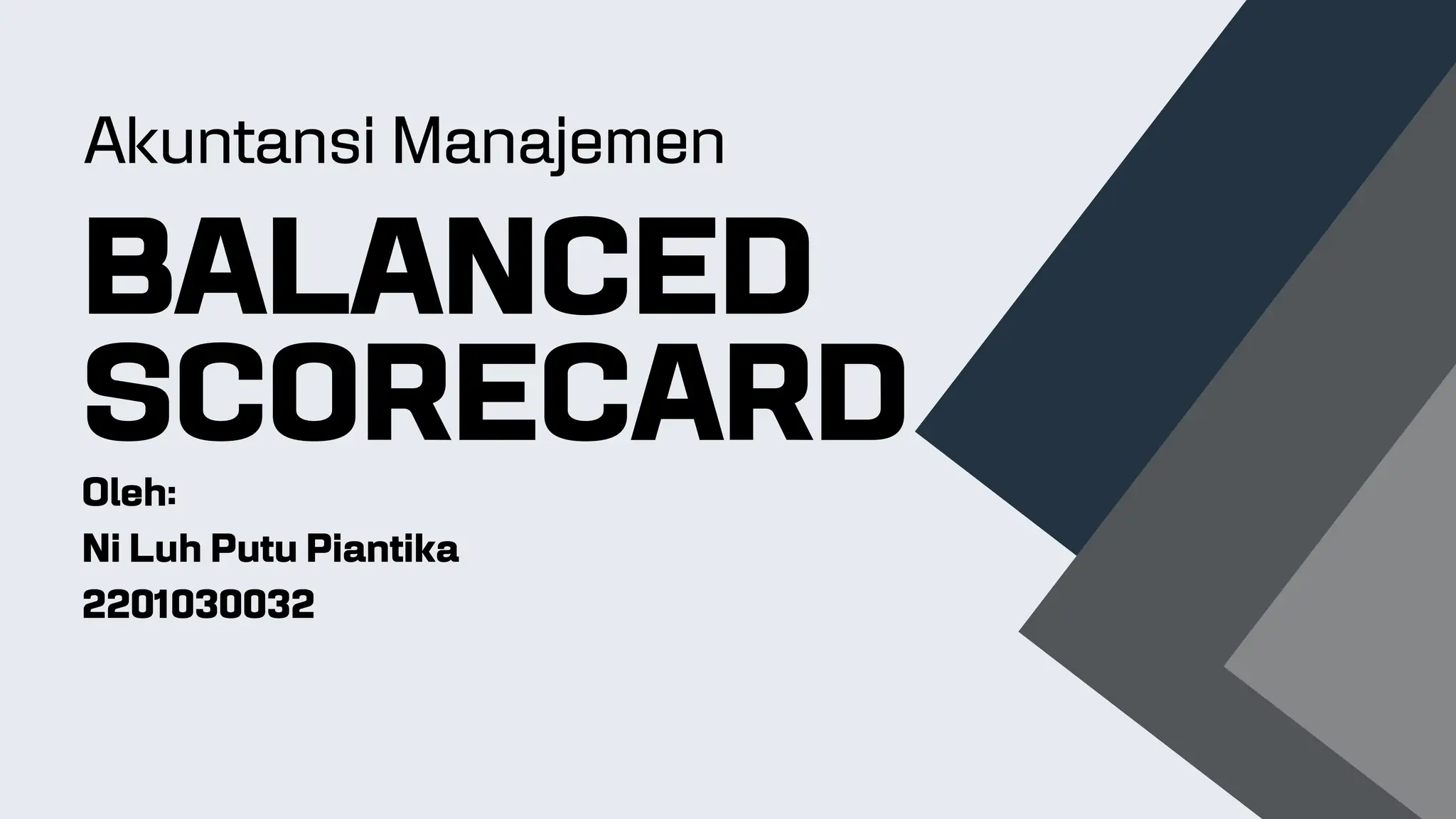 Materi Balance scorecard akuntansi manajemen | PDF
