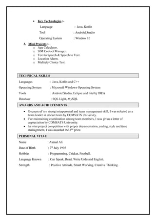 New Platform Resume | Cv | PDF