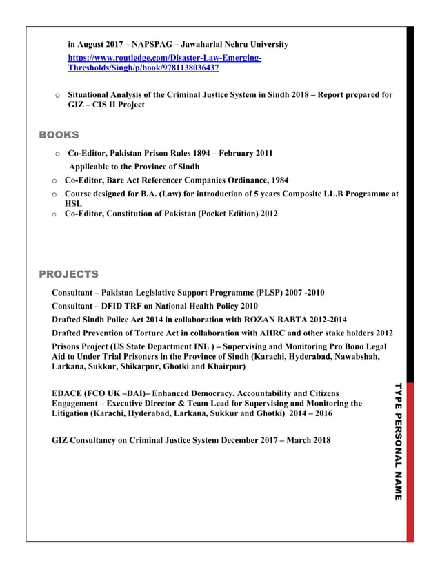 Akmal wasim curriculum vitae | PDF | Legal Services Industry | Industries