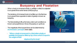 A k Mansuri fluid mechanics buoyancy | PPTX