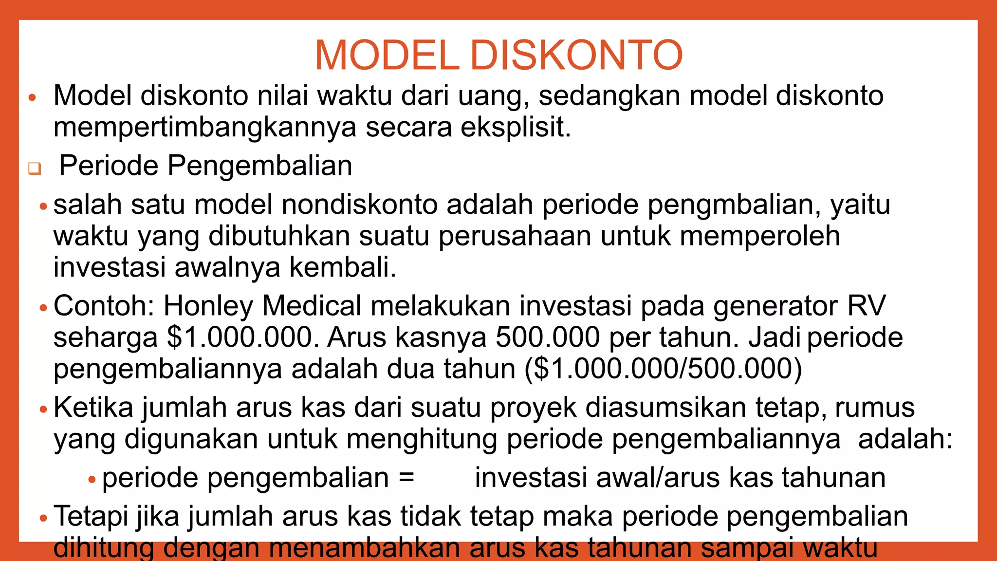 Bab. 13 Keputusan Investasi Modal | PPTX