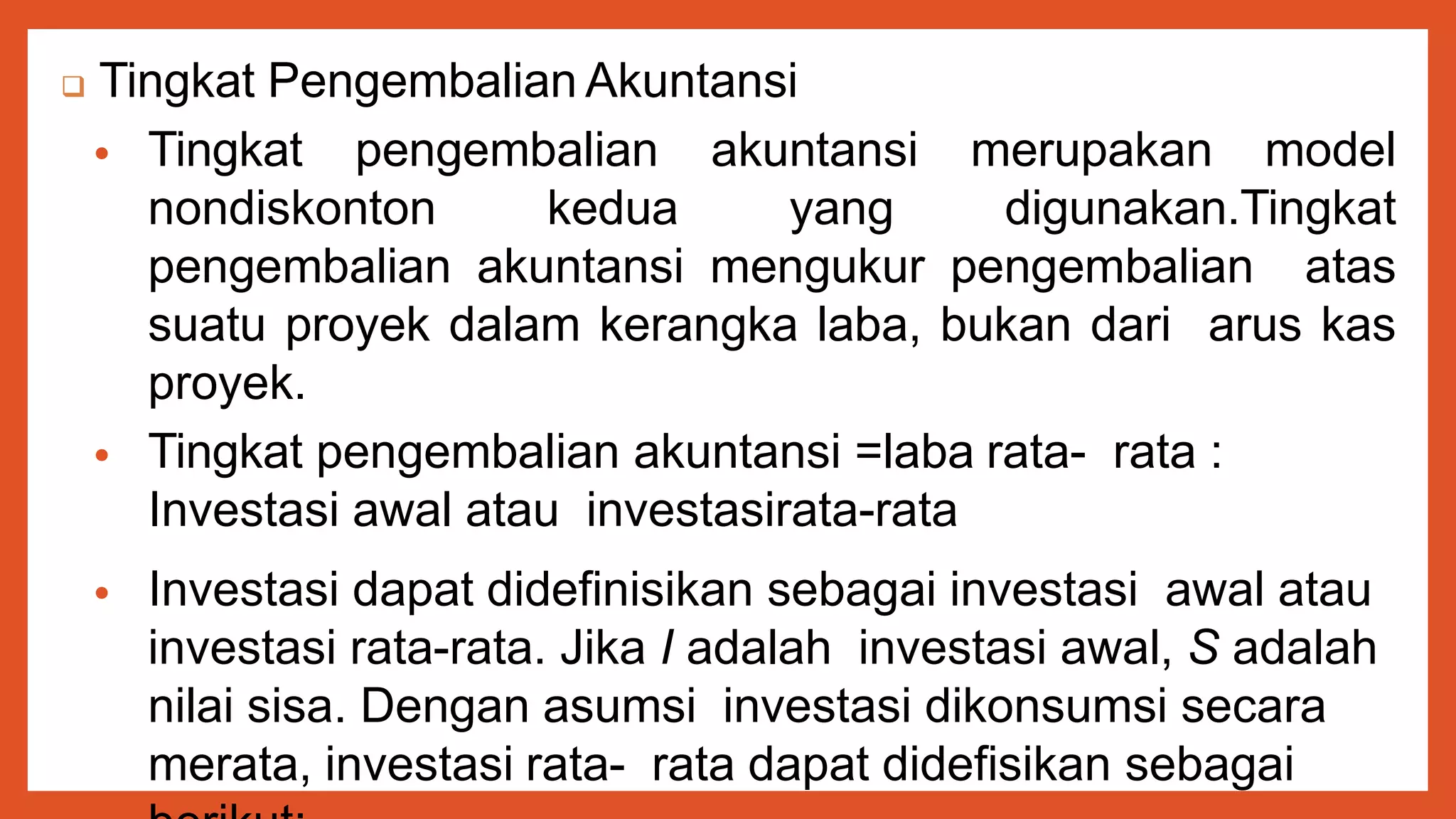 Bab. 13 Keputusan Investasi Modal | PPTX