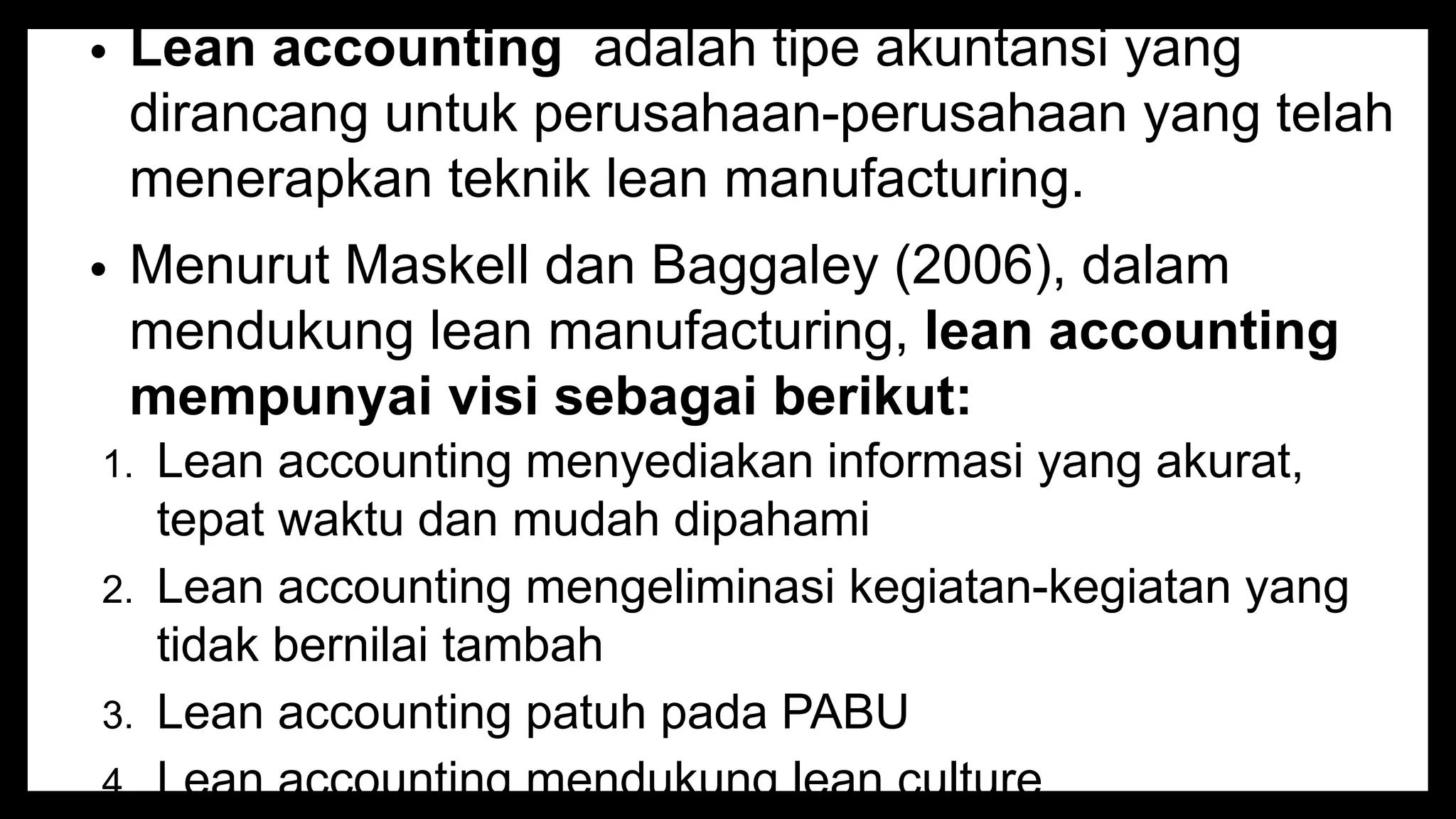 Bab. 16 Lean Accounting Perhitungan Biaya Target dan Balanced Scorecard ...