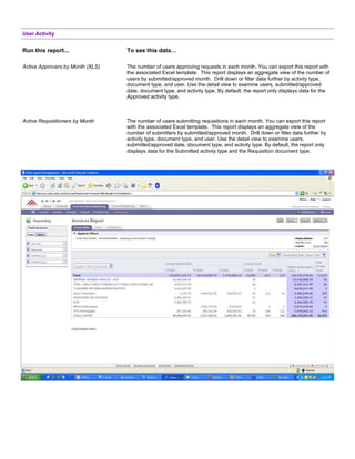 Ariba Knowledge Nuggets: Procurement Reporting | PDF