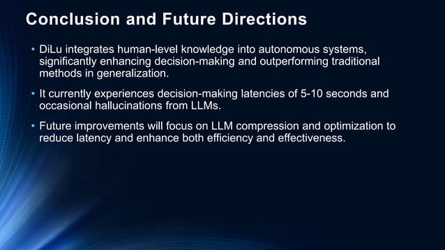 A Knowledge-driven approach to autonomous driving with LLMs | PPT A Knowledge-driven approach to autonomous driving with LLMs | PPT