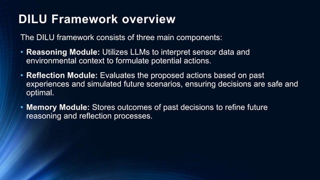 A Knowledge-driven approach to autonomous driving with LLMs | PPTX