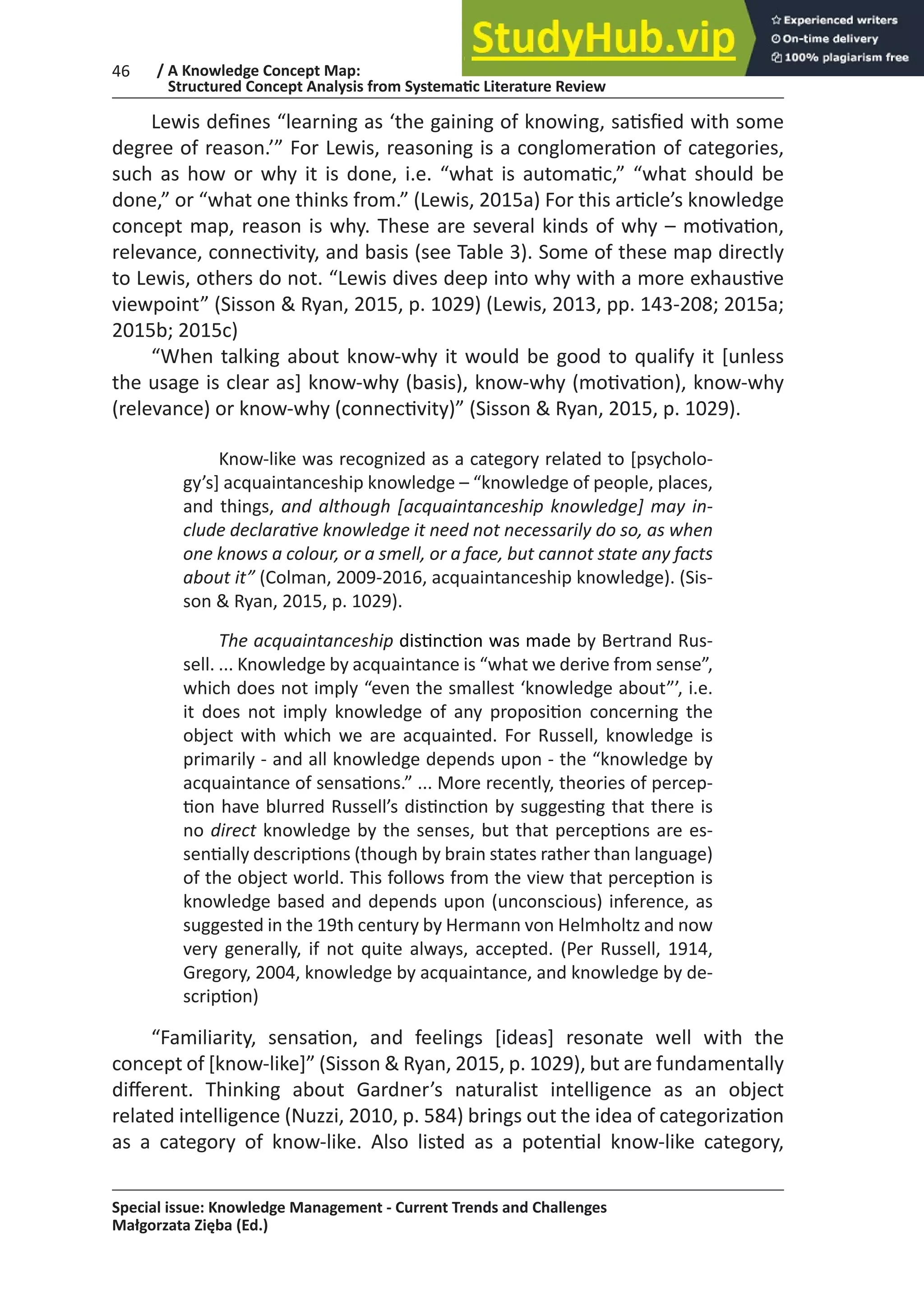 A Knowledge Concept Map Structured Concept Analysis From Systematic ...