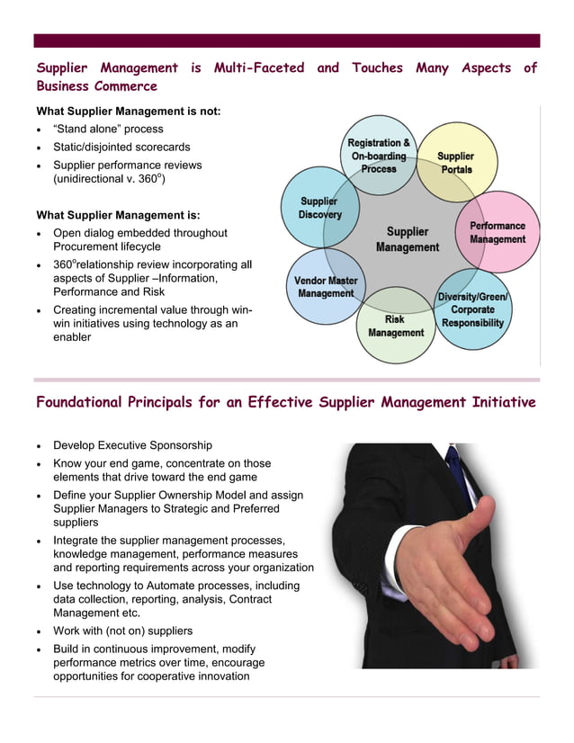 Ariba Knowledge Nuggets: Supplier Management Challenges | PDF | Logistics | Business