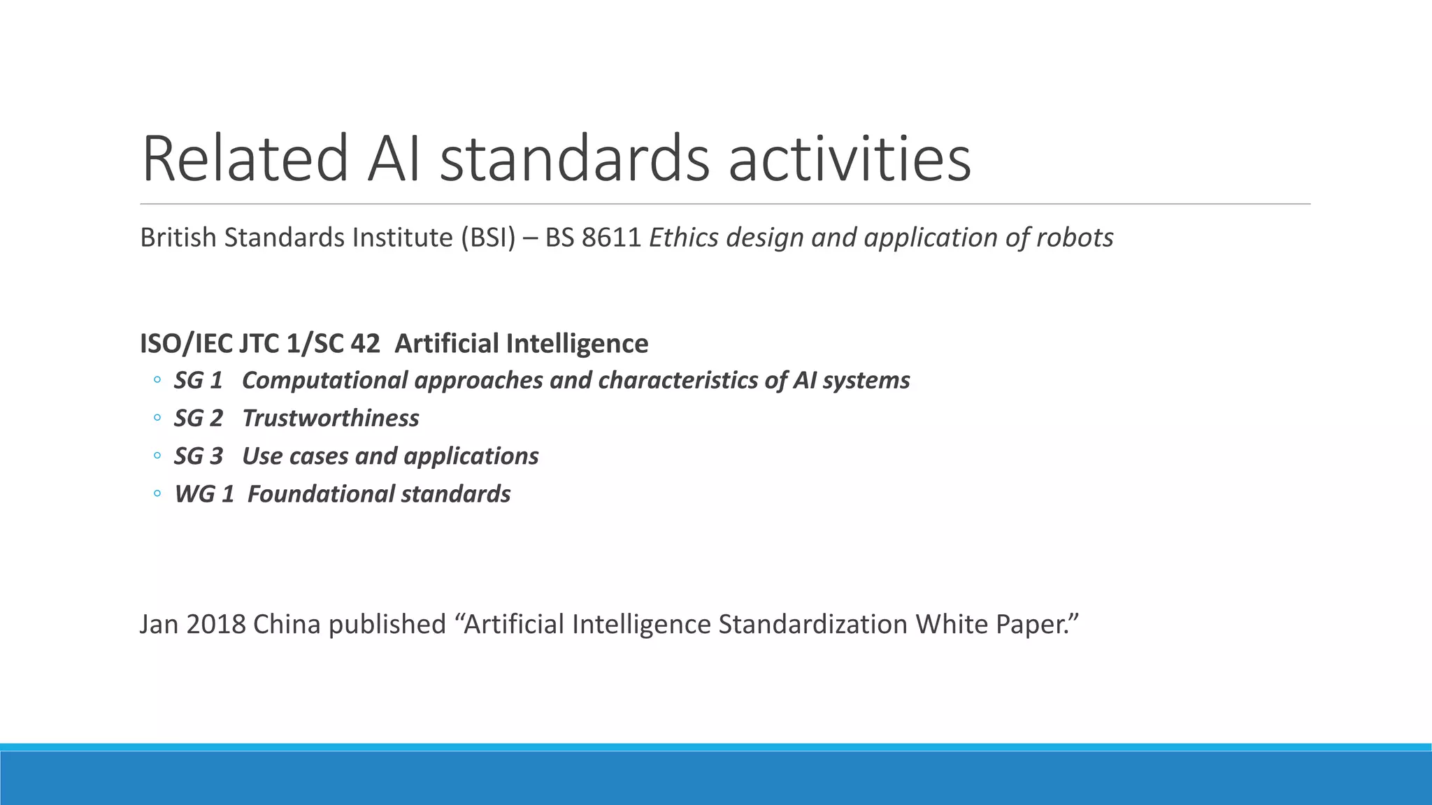 Bias in algorithmic decision-making: Standards, Algorithmic Literacy ...