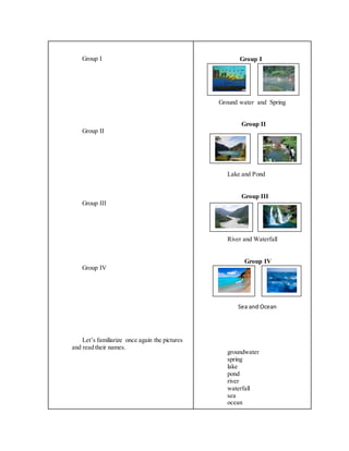 WaterForms of the Earth | DOCX
