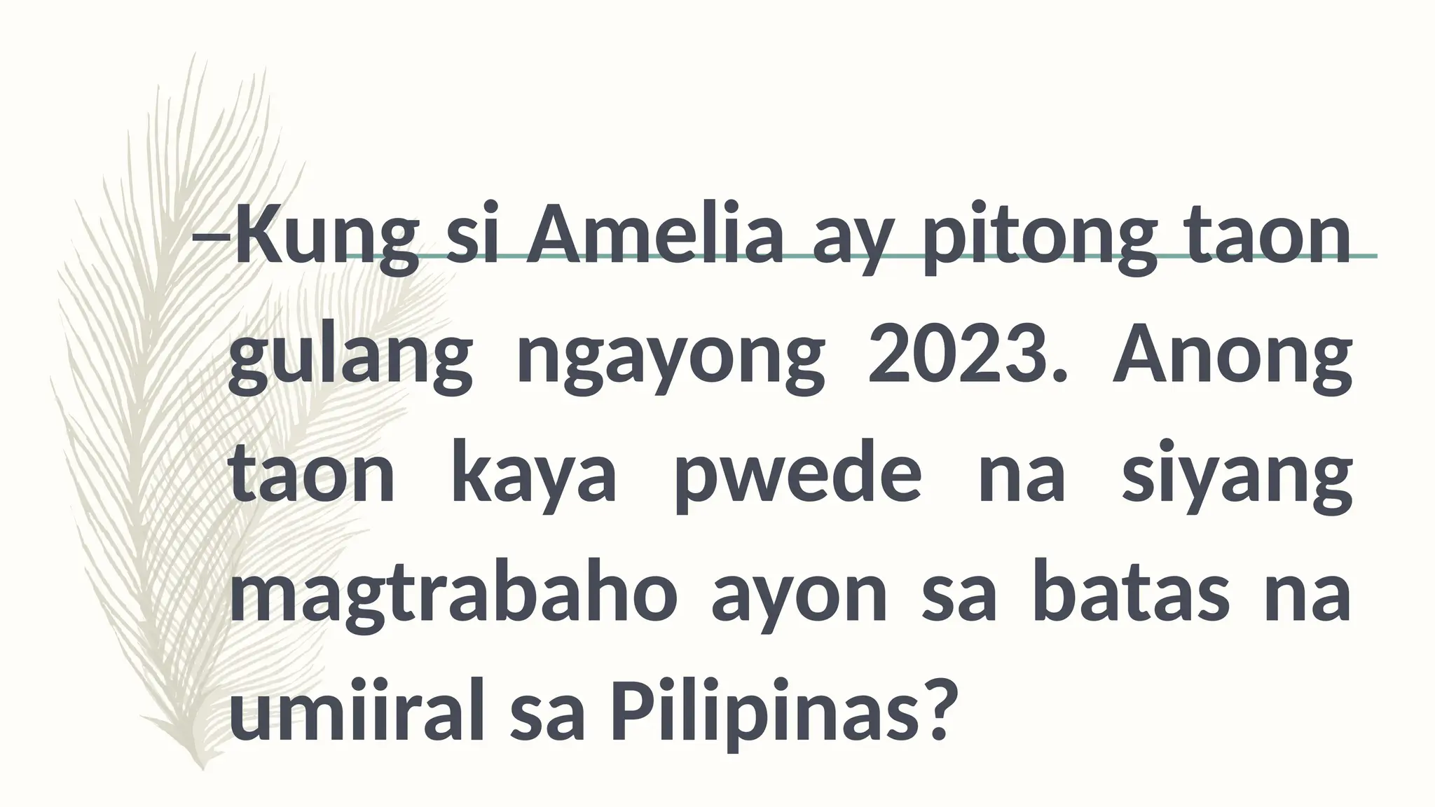 ako po'y pitong taong gulang.pptx ika sampung baitang | PPTX