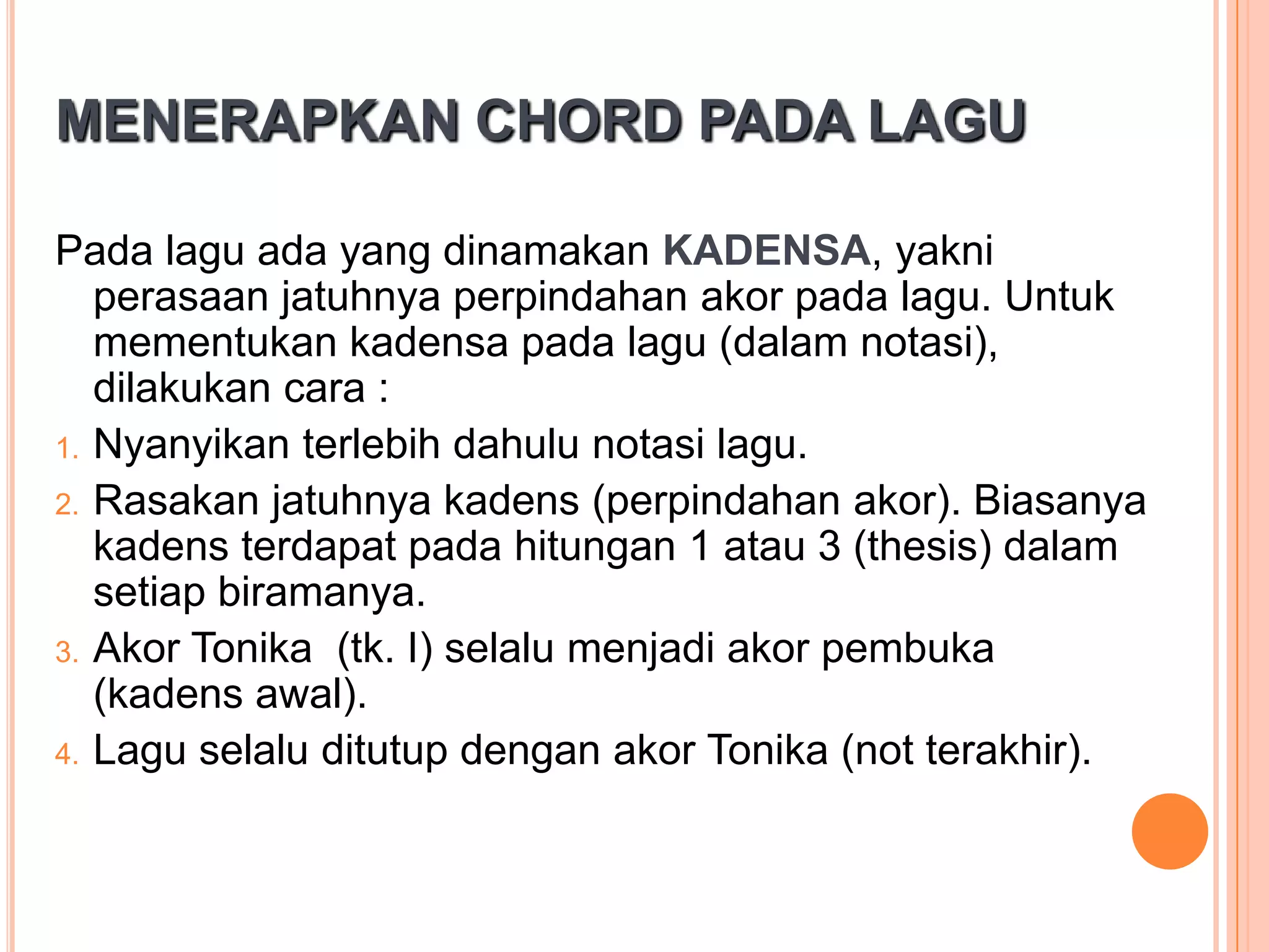 AKOR dalam Harmoni Musik | PPTX