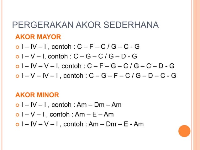AKOR dalam Harmoni Musik | PPTX