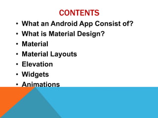 Material Design For Android | PPT