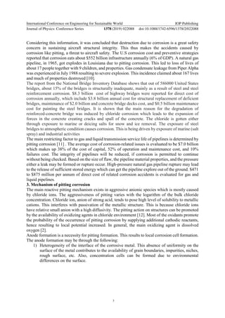 Pitting corrosion evaluation: a review | PDF | Chemistry | Science