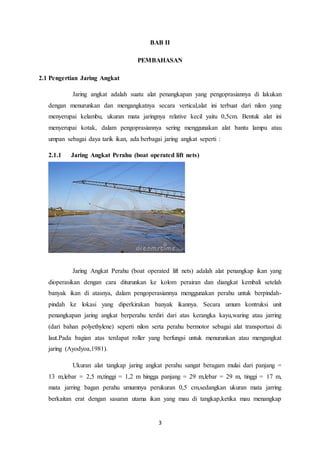 alat kapal dan penangkap ikan - lift nett | DOCX