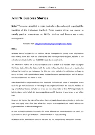 Akpk success stories | PDF