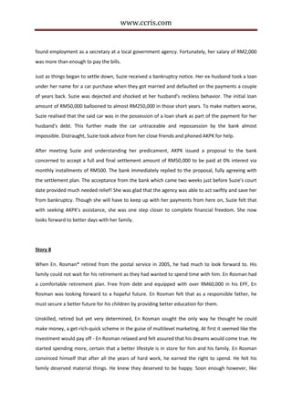 Akpk success stories | PDF