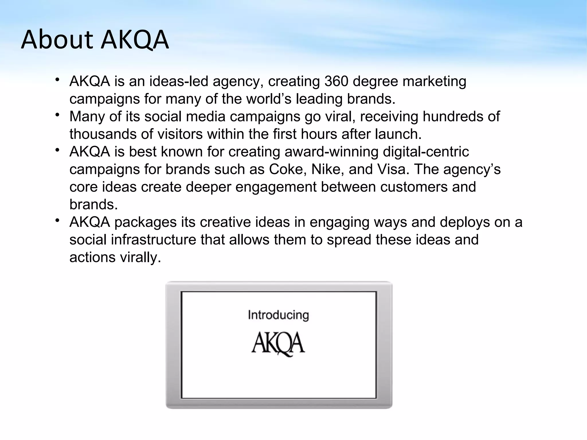 Akqa On Joyent | PPT