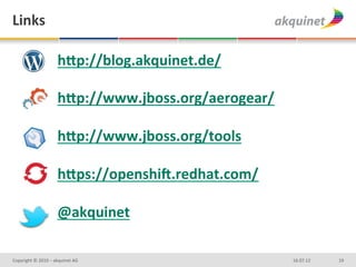 Aerogear Java User Group Presentation | PPT
