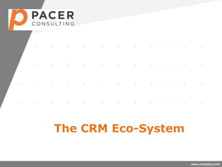 The CRM Eco-System | PPTX | Business | Business and Finance