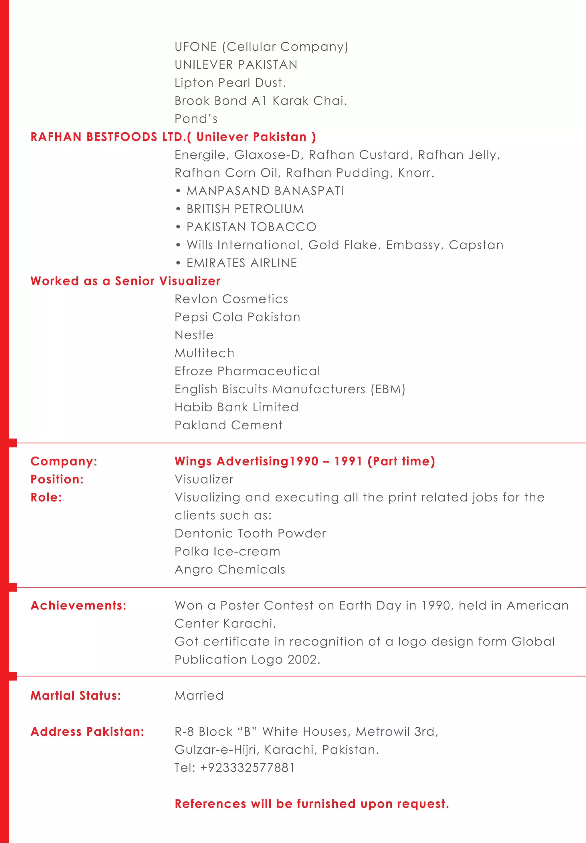 Akram cv with portfolio | PDF