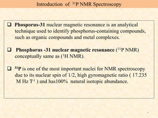 31-P NMR SPECTROSCOPY | PDF